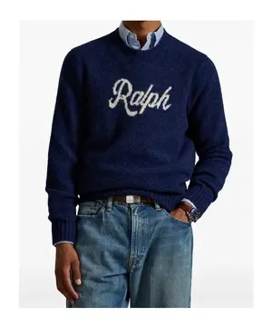 Polo Ralph Lauren Ralph" Logo Crewneck Sweater