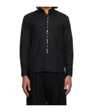 Comme Des Garçons Studded Blouse - Black