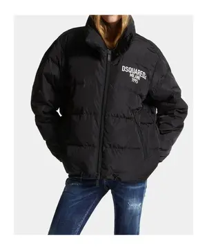 Dsquared2 Padded Logo Down Jacket - Black