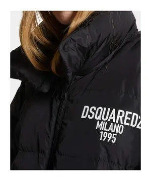 Dsquared2 Padded Logo Down Jacket - Black
