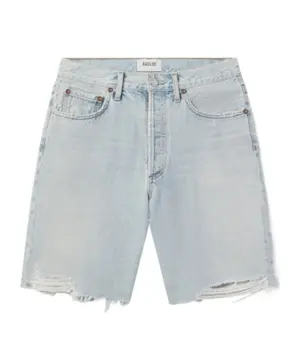 Women's Distressed Bermuda Shorts