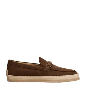 TOD'S Suede Loafers - Brown