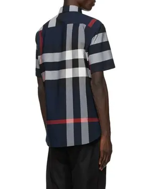 Burberry Checked Shortsleeved Shirt