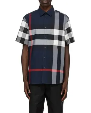 Burberry Checked Shortsleeved Shirt