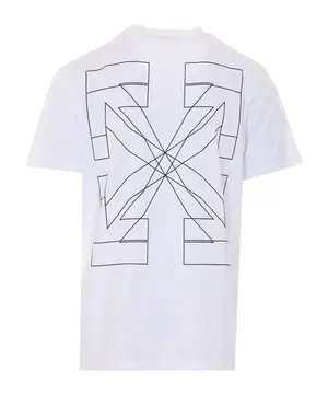 Off-White Double Arrow Logo T-shirt - White