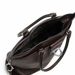 FERRAGAMO Logo Detail Top Handle Bag
