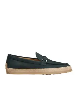 TOD'S Suede Loafers - Black