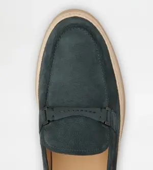 TOD'S Suede Loafers - Black