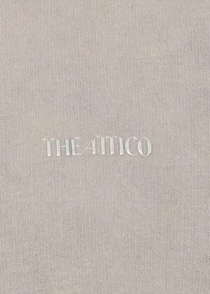 Attico Logo Detailed Crewneck Sweatshirt