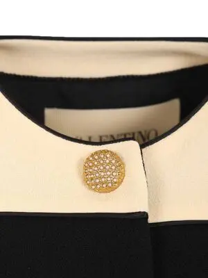 Valentino Garavani Button-up Crewneck Jacket