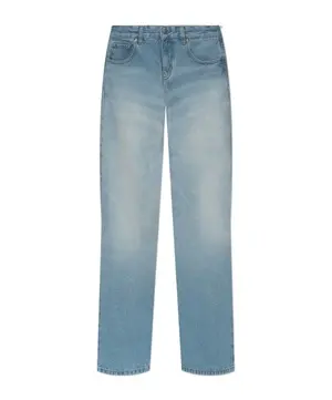 Victoria Beckham Logo Patch Straight-leg Jeans