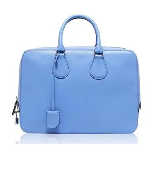 Bally Leather Handbag With Logo Detail