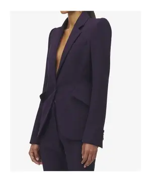 Alexander McQueen Single-breasted Blazer - Violet