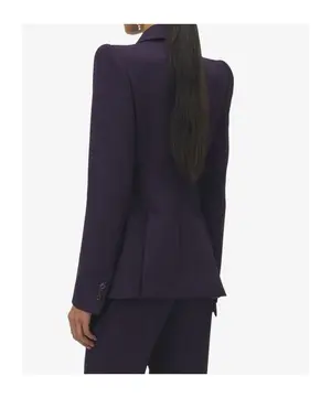 Alexander McQueen Single-breasted Blazer - Violet