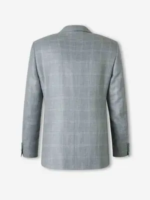 Canali American Straight Plaid Blazer - Gray