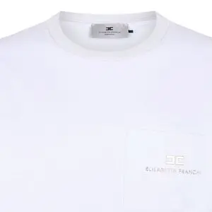 Elisabetta Franchi Crewneck T-shirt With Pocket Detail