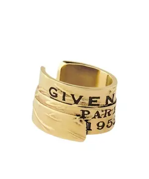 Givenchy Givenchy Logo Tape Earcuff Golden