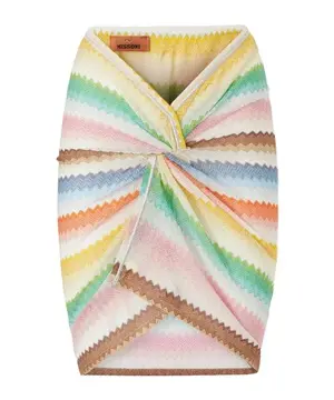 Missoni Draped Knitted Skirt - Multicolor