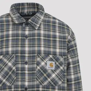Carhartt Work In Progress Cronyn Check Shirt Jacket - Gray
