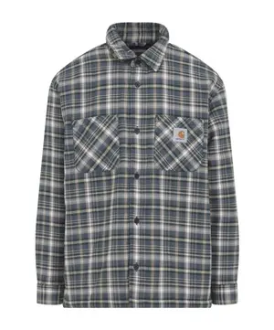 Carhartt Work In Progress Cronyn Check Shirt Jacket - Gray