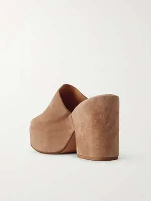 Gabriela Hearst Round Toe Platform Sandals
