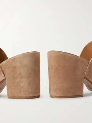 Gabriela Hearst Round Toe Platform Sandals