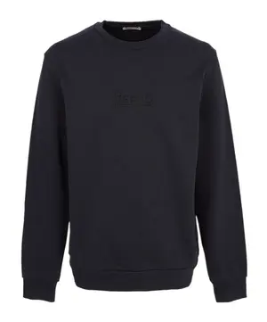 Herno Logo-embroidered Cotton Sweatshirt - Black