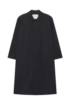 DUNST Buttoned Coat - Black
