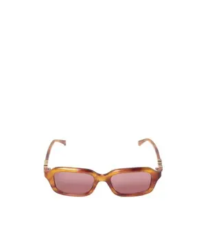Gucci Gucci Eyewear Rectangle Frame Sunglasses Havana