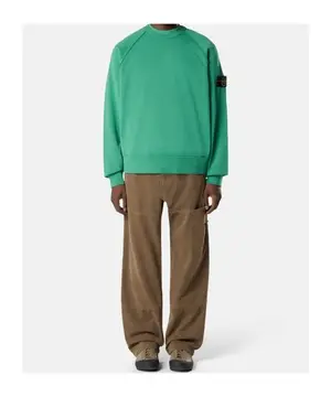 Stone Island Raglan Sleeve Oversized Sweatshirt - Malachite