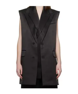 JEAN PAUL GAULTIER Sleeveless Double-breasted Blazer
