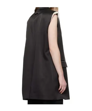 JEAN PAUL GAULTIER Sleeveless Double-breasted Blazer
