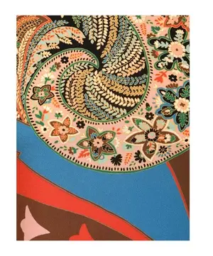 Etro Paisley Print Long Sleeve Top