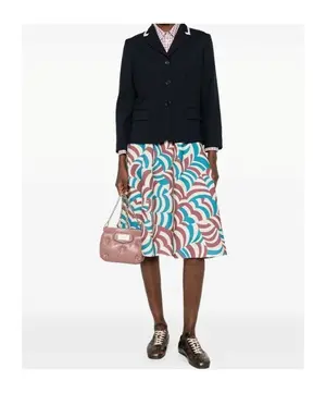 Marni Printed Midi Skirt - Multicolor