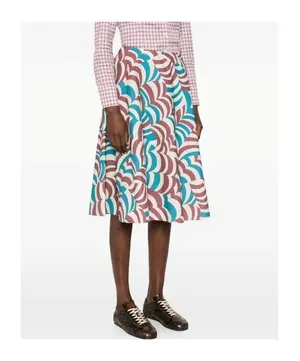 Marni Printed Midi Skirt - Multicolor