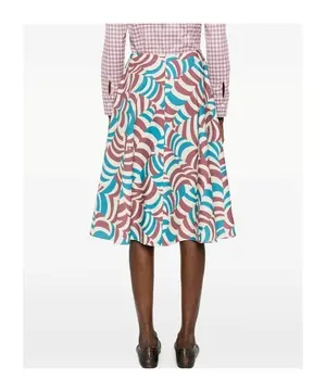 Marni Printed Midi Skirt - Multicolor