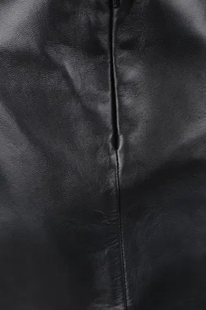 Givenchy Cut-out Detail Leather Midi Skirt
