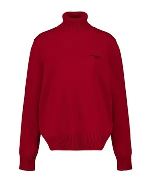 Givenchy Paris Signature Embroidered Turtleneck Sweater