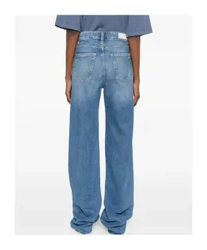 ICON DENIM LOS ANGELES Joia High-rise Wide-leg Jeans