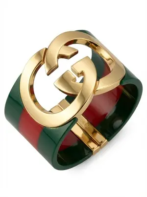 Gucci Interlocking G Cuff Bracelet - Gold
