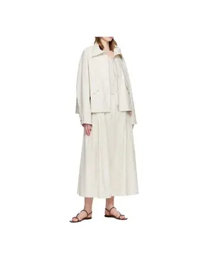 Studio Nicholson Agat Pleated Skirt - Bone