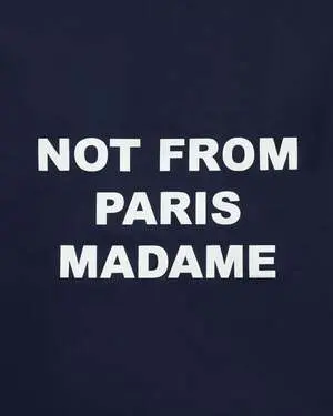 Drole De Monsieur Drôle De La Parka Slogan Parka - Navy Blue