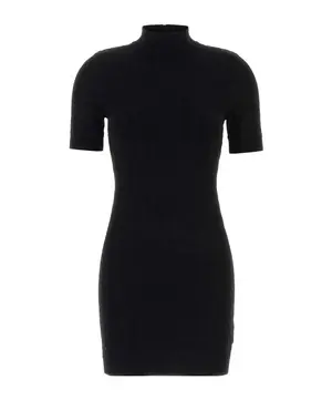 Michael Kors Logo Jacquard Knit Dress