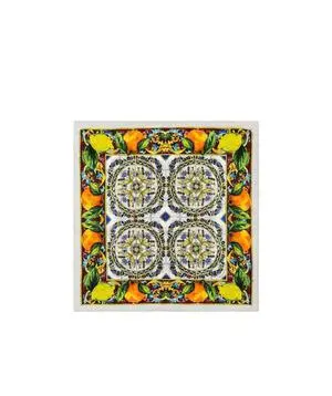Dolce & Gabbana Printed Silk Scarf - Multicolor