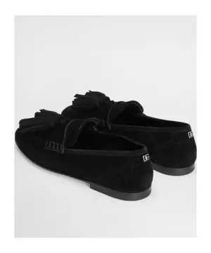 Dolce & Gabbana Ariosto Fringed Tassel Loafers - Black