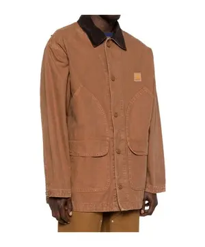 Carhartt Work In Progress Corduroy-collar Jacket - Brown
