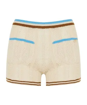 Valentino Garavani Vlogo Detail Knitted Shorts