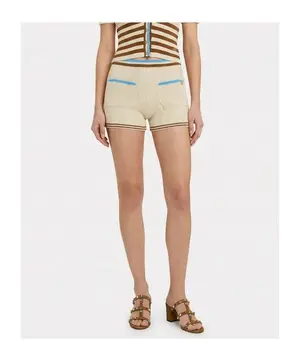 Valentino Garavani Vlogo Detail Knitted Shorts