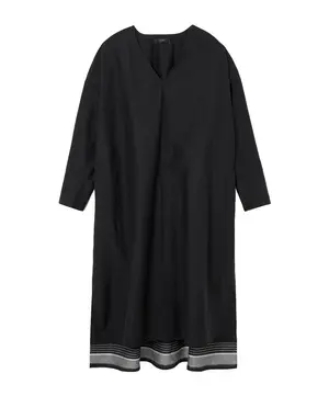 JOSEPH Dalamo Embroidered Cotton-blend Midi Dress - Black