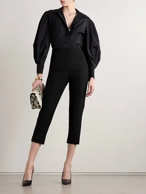 Carolina Herrera Wool Blend Capri Pants